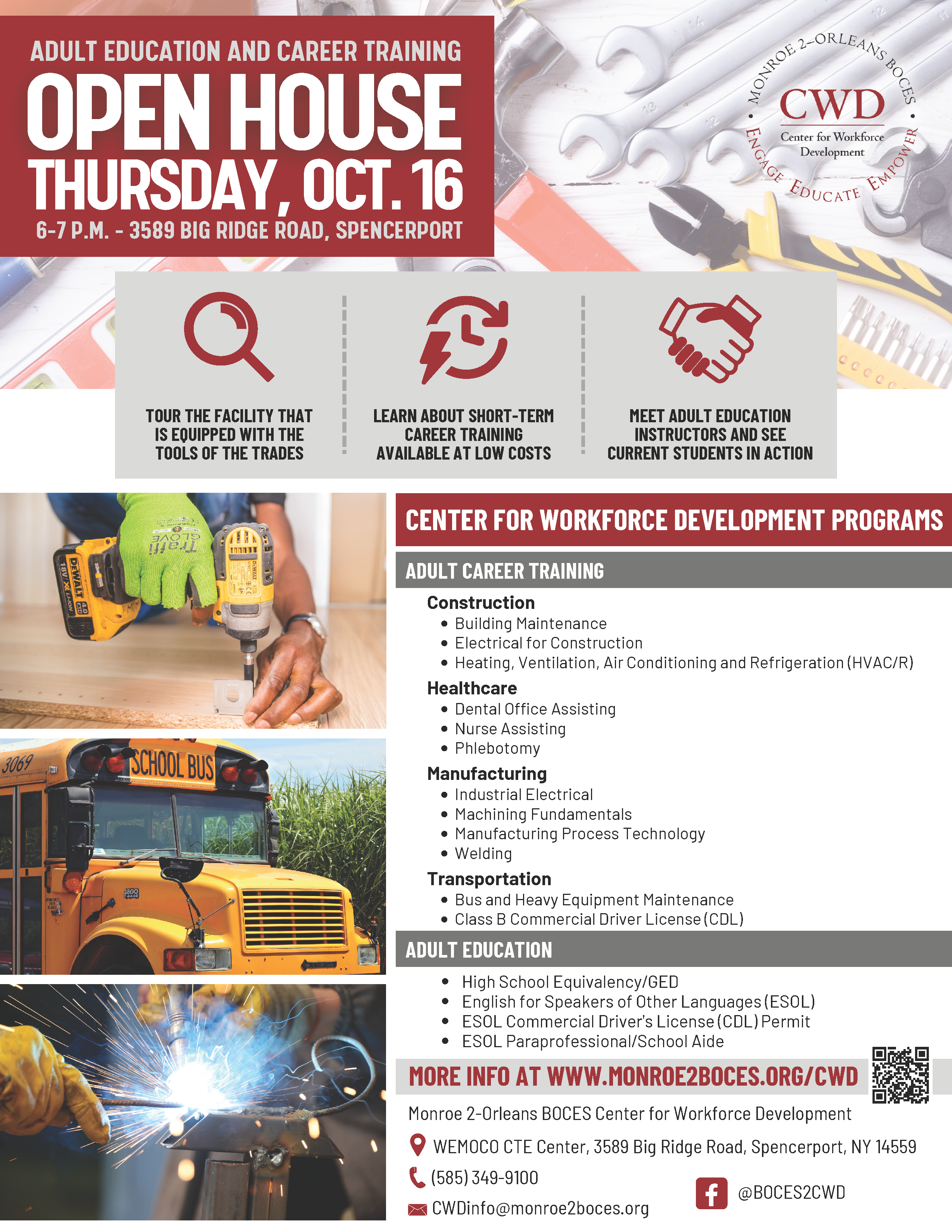 Center for Workforce Development - Adult Education