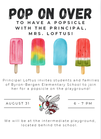 Popsicles with the Principal