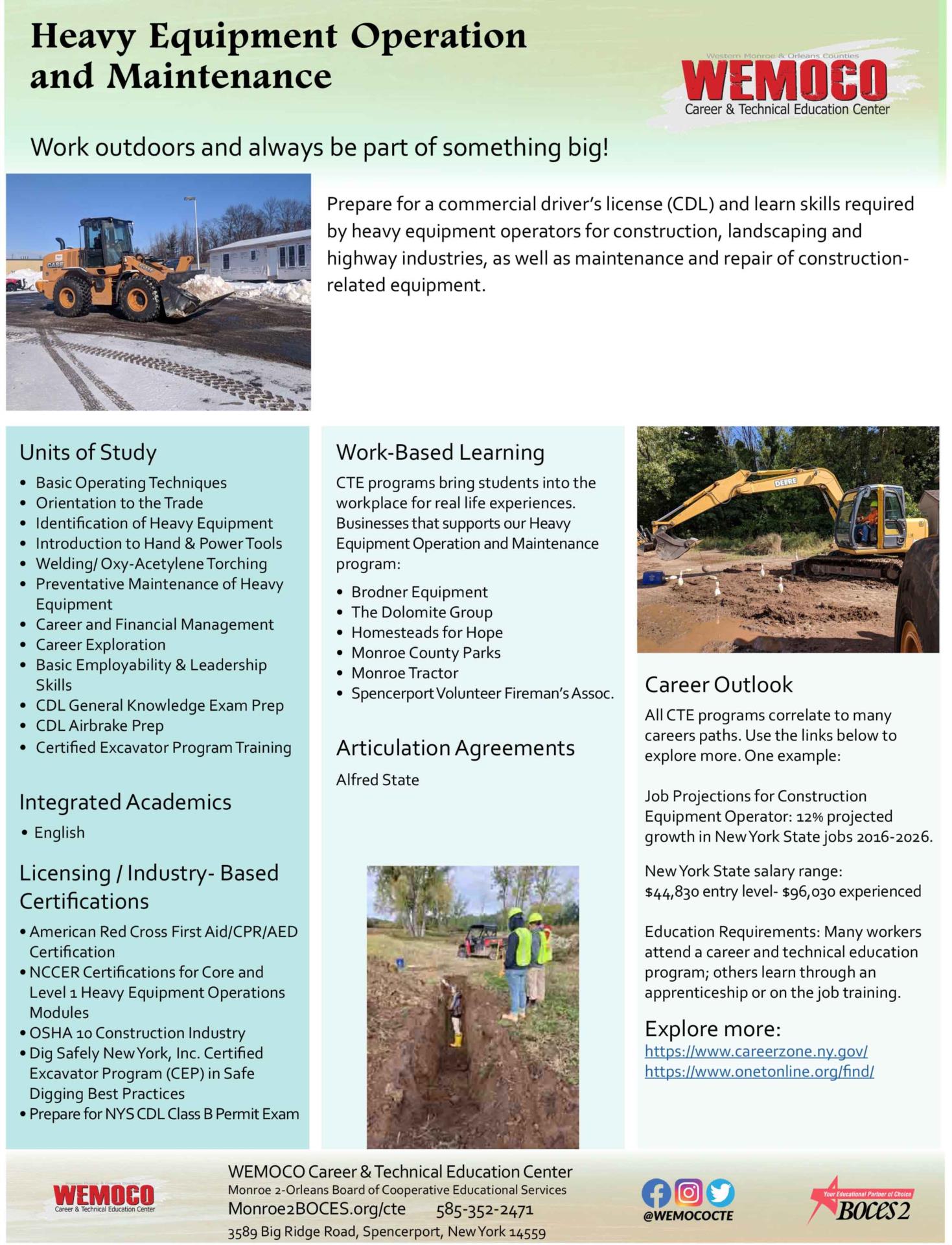 Heavy Equipment Operation & Maintenance