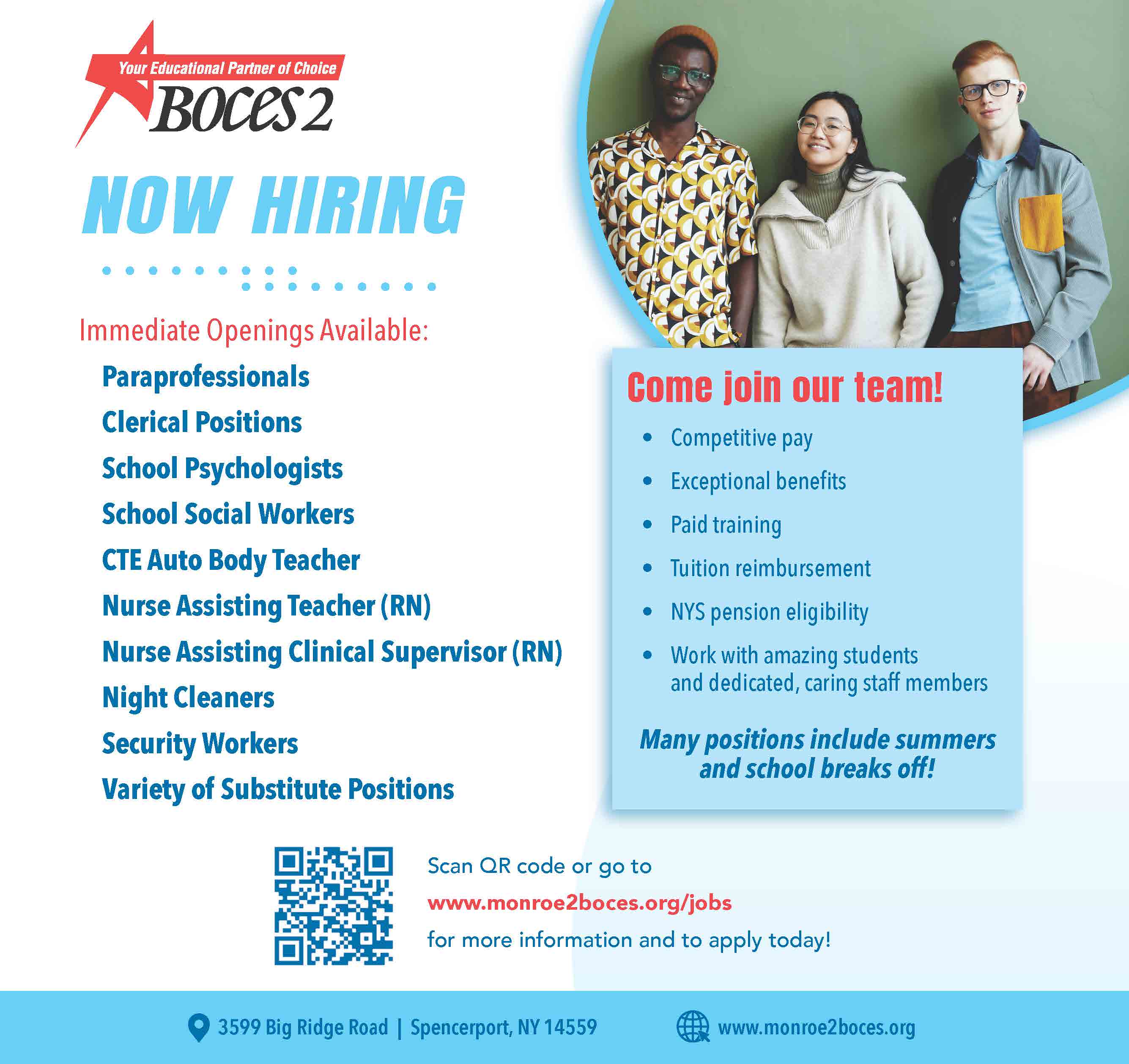 Join the BOCES 2 Team